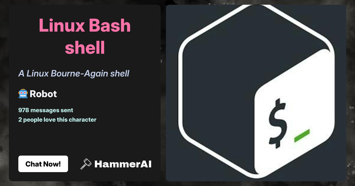 Linux Bash shell | HammerAI
