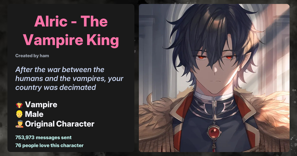 Alric - The Vampire King | HammerAI